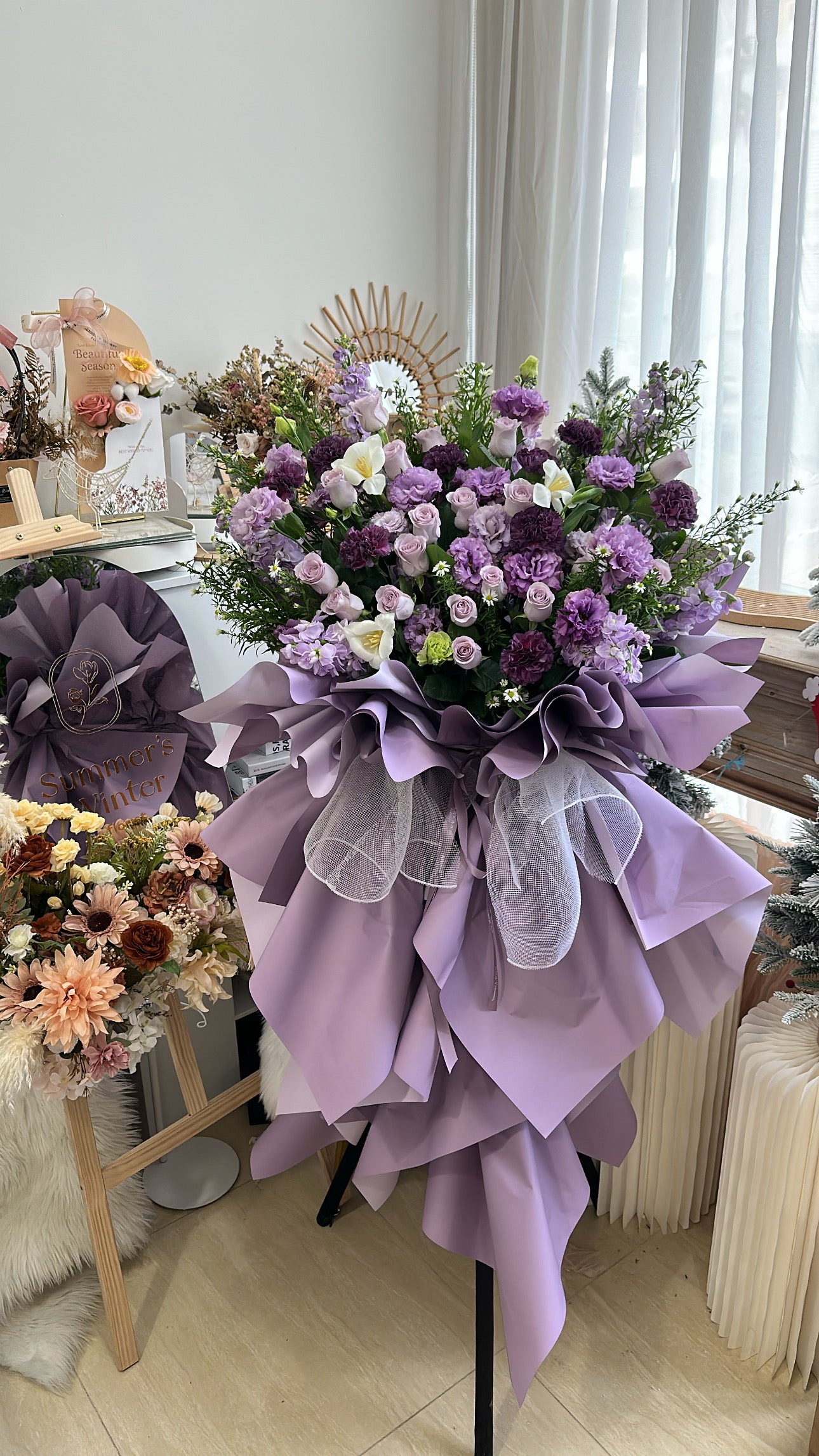 Congratulation Stand Purple